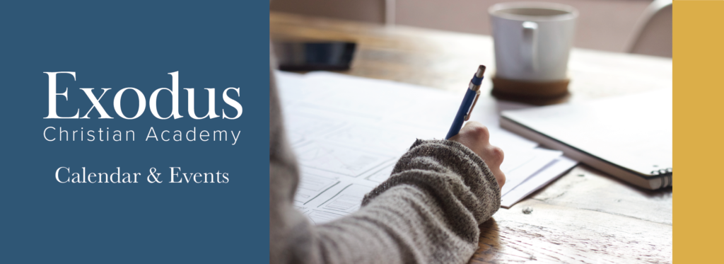 Calendar & Events - Exodus Christian Academy